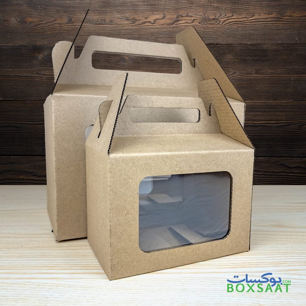 #1 Corrugated Box With PVC Window - Beautiful Gift Box UAE